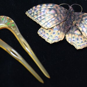 Vintage Celluloid Japanese Kanzashi Peacock Hair Comb - Etsy