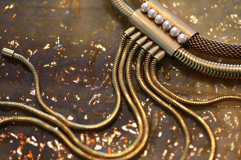 Early Vintage Ermani Bulatti Etruscan Choker - Etsy