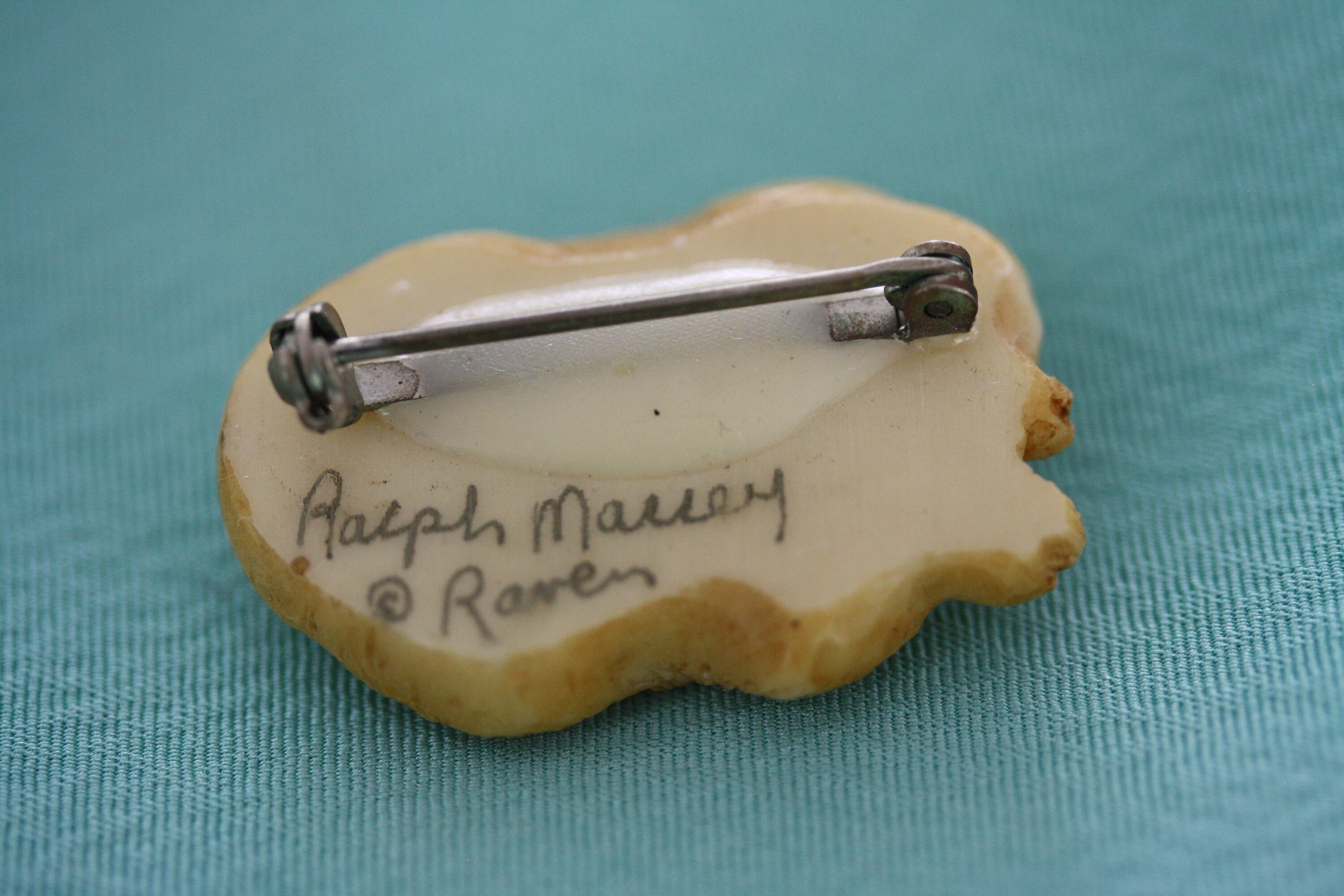 Ralph Massey Raven Studios Art Nouveau Bunny Brooch - Etsy