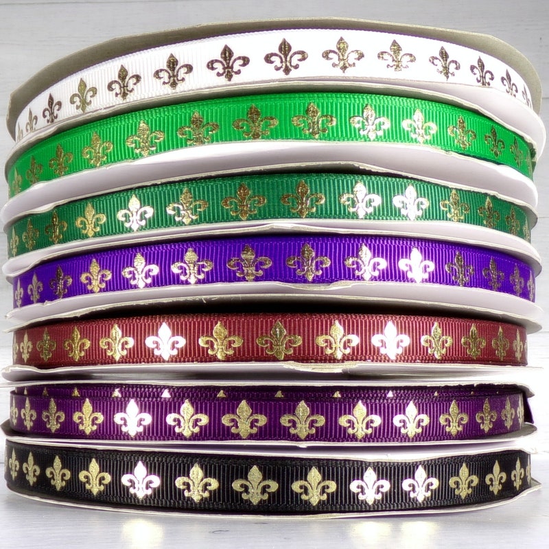 Fleur De Lis Ribbon - Etsy