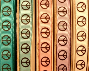 Peace Sign Ribbon | Etsy