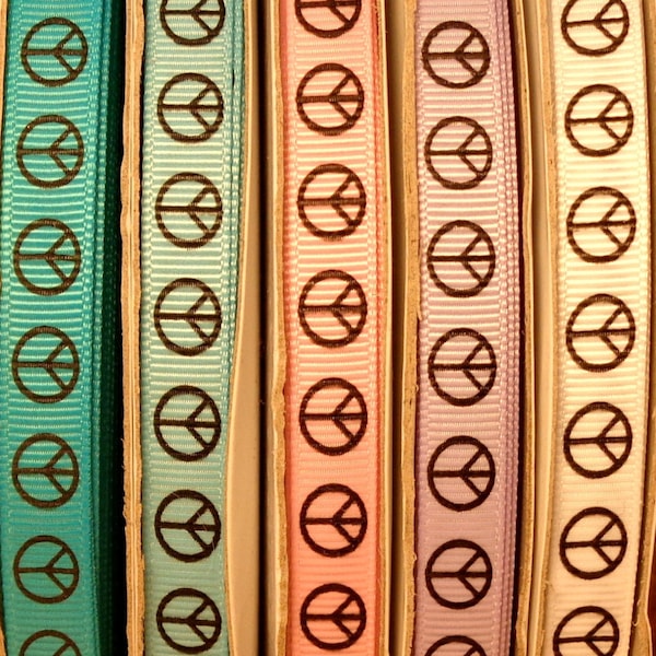 Peace Sign Ribbon - Etsy
