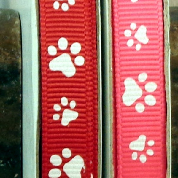 Paw Print Ribbon - Etsy