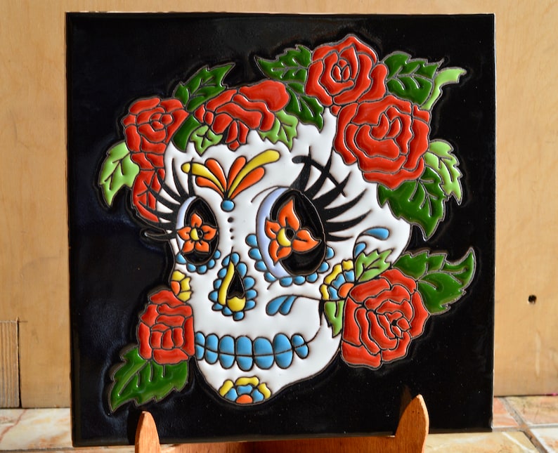 1MEXICAN TALAVERA POTTERY 12 High Relief Hand Painted - Etsy