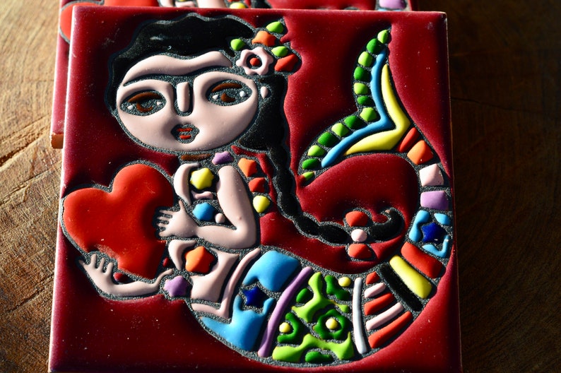 Mermaid With Heart - Etsy