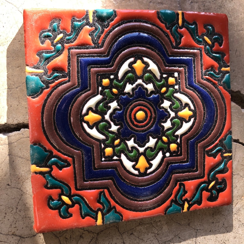 Relief Tile - Etsy