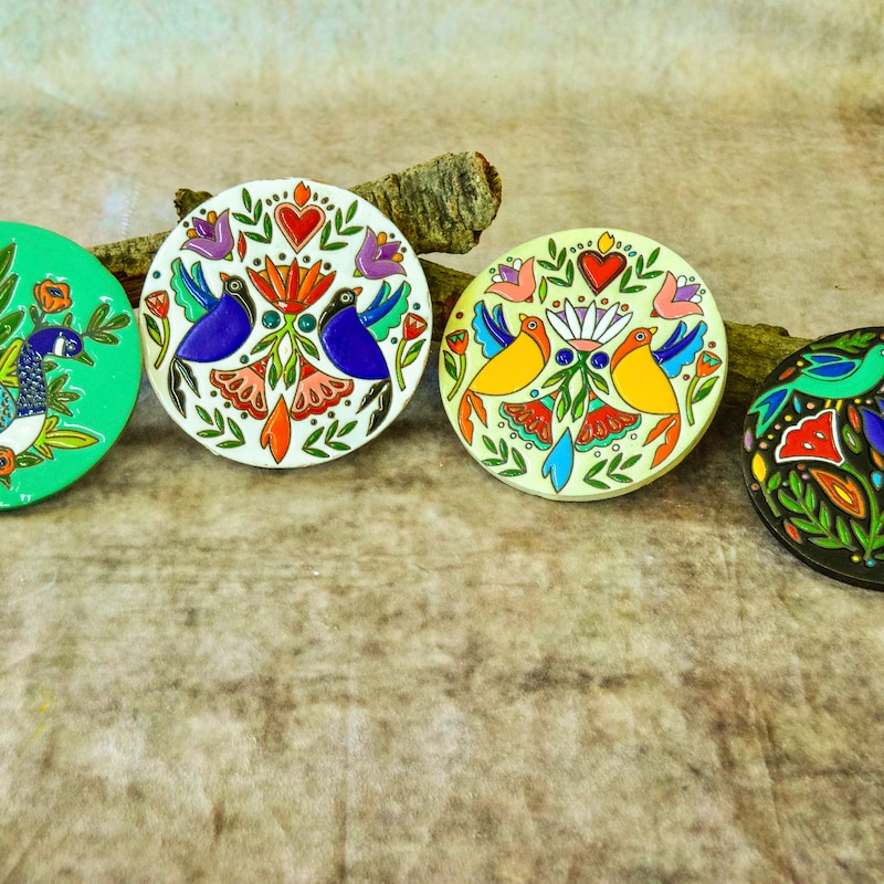 Spanish Tile Coasters - Etsy