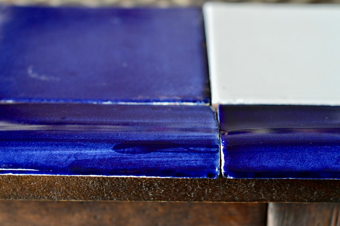 12 6 X 2 Surface Blue Trim Tile - Etsy