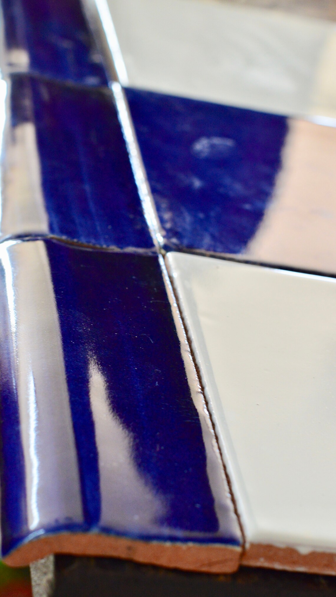 12 6 X 2 Surface Blue Trim Tile - Etsy