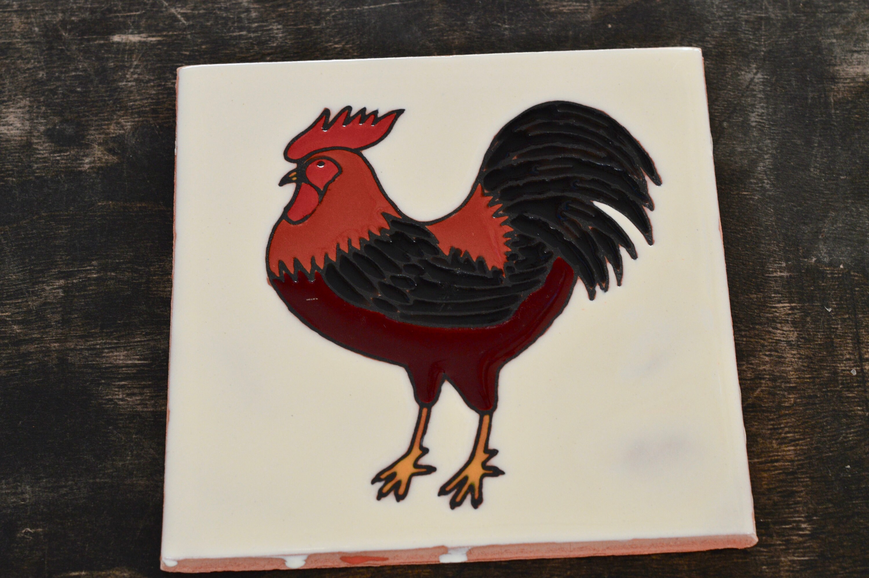 1rooster in 6x6 Inch Tiles | Etsy
