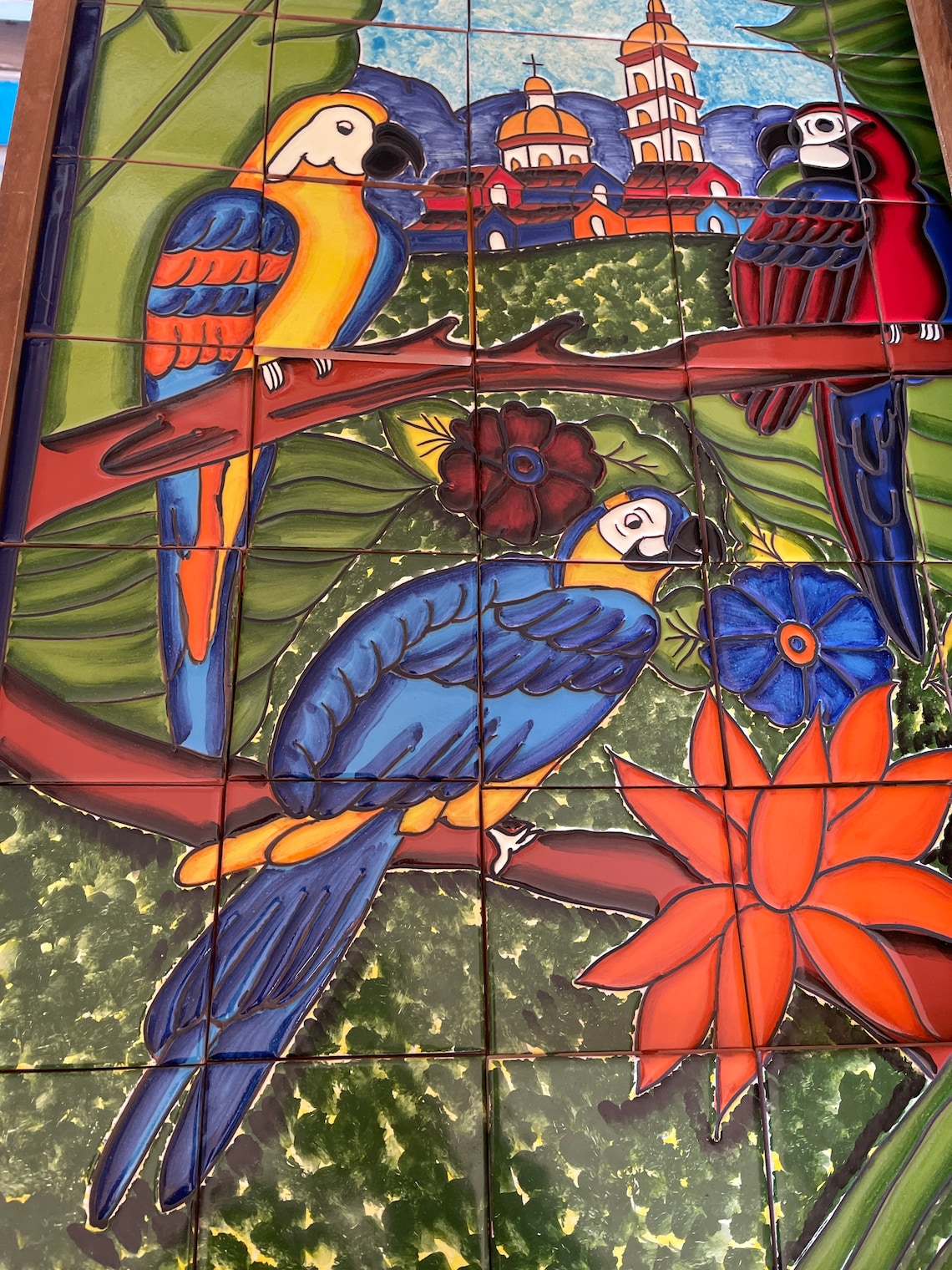 35 Pieces Mexican Tile Wall Mural - Etsy