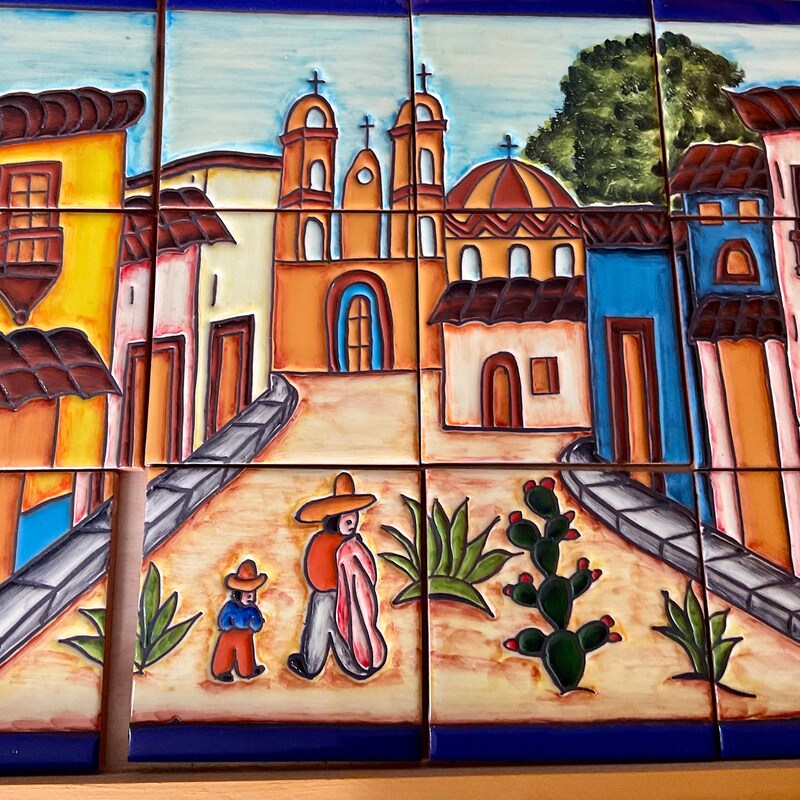 Large Tile Mural - Etsy