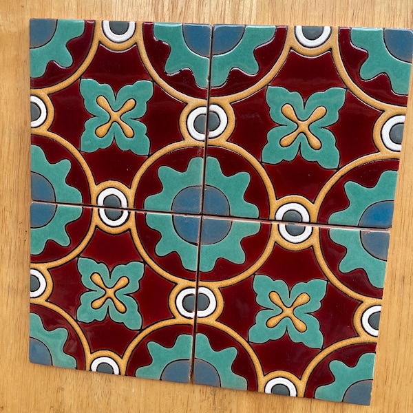 40 6x6 Mexican Ceramic Tiles - Etsy Canada