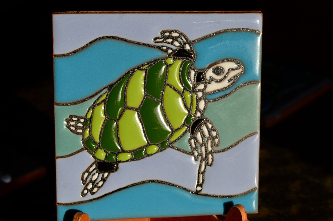 6 Tiles Talavera Turtles 4x4 " - Etsy