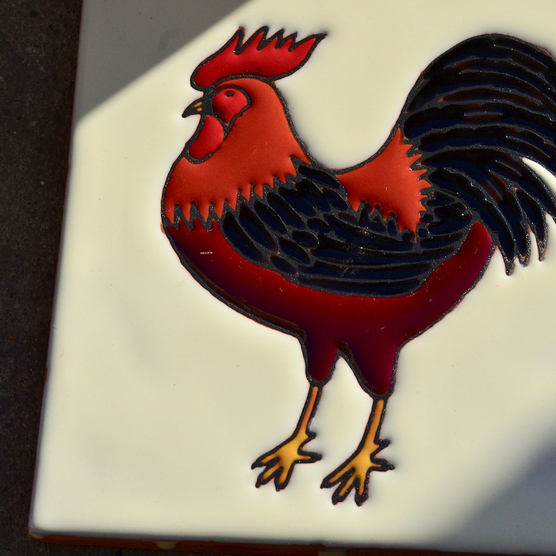 Rooster Tiles - Etsy