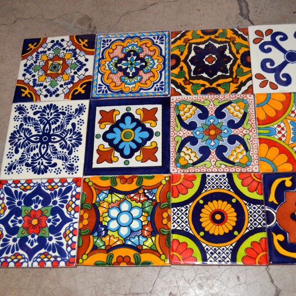 12 X 12 Mexican Tiles - Etsy