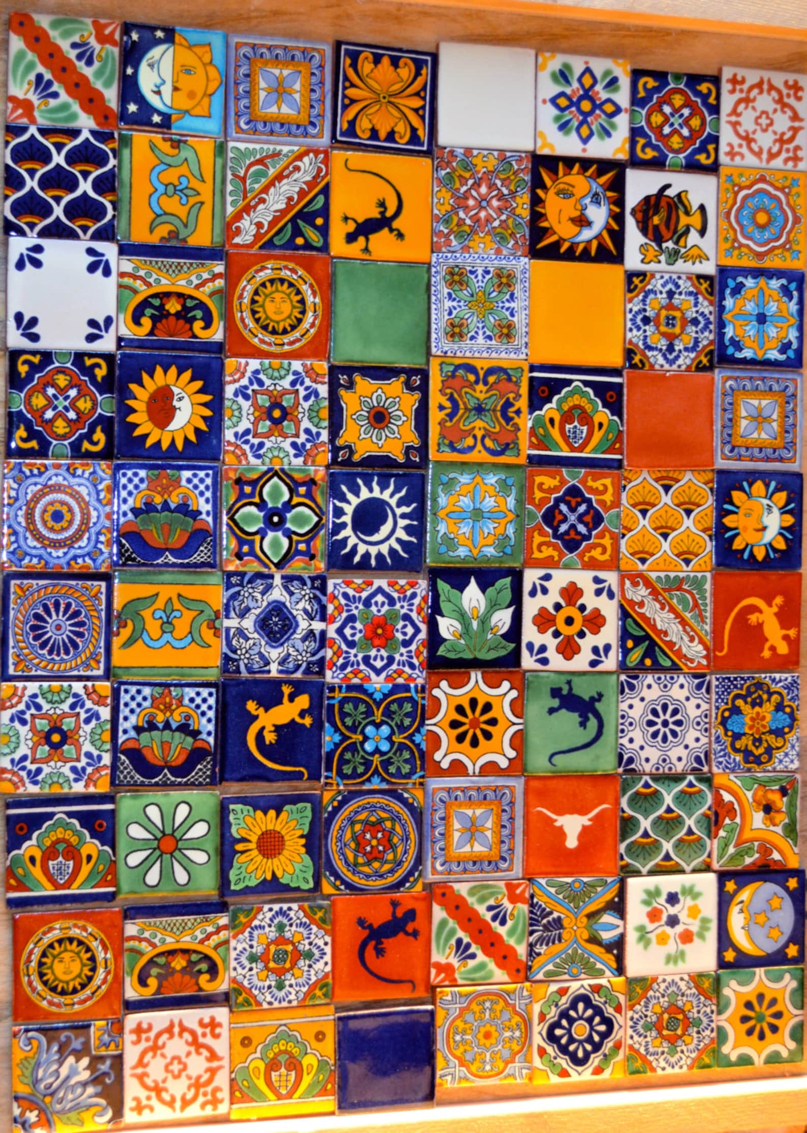 100 Mexican Talavera Tiles Handmade Hand Painted 2 x - Etsy Canada