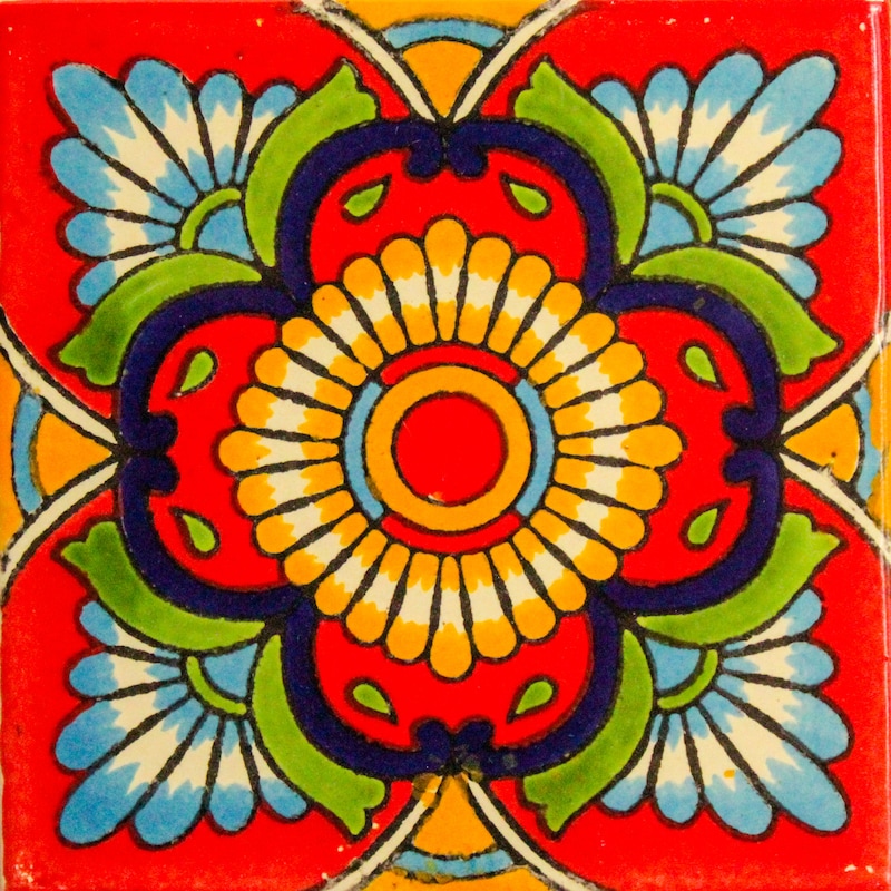 12 X 12 Mexican Tiles - Etsy