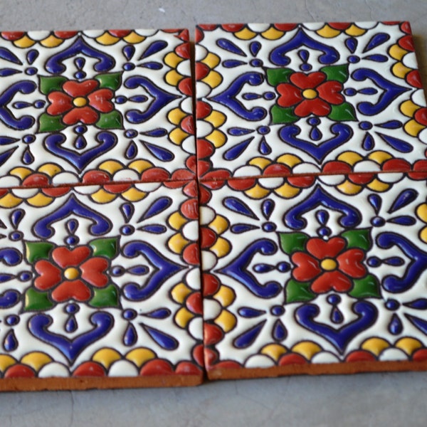 Talavera Tile 12x12 - Etsy