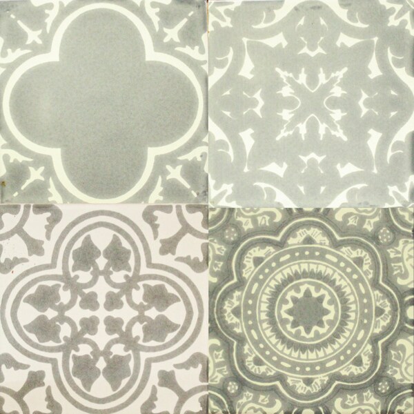 Gray Mexican Tiles - Etsy