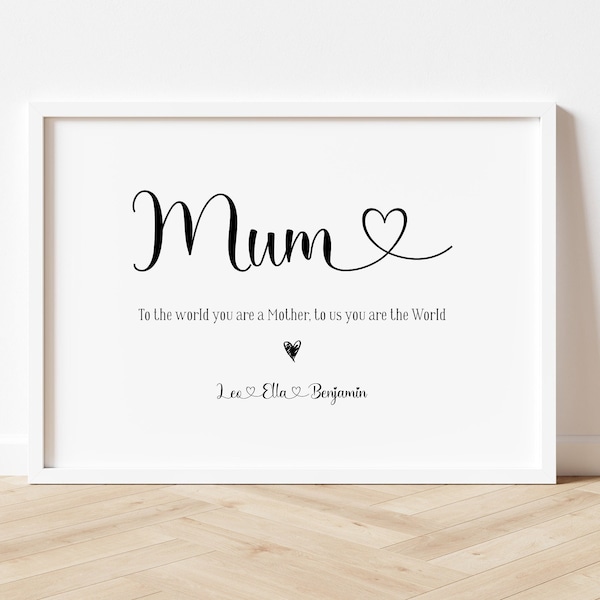 Mum Print - Etsy UK