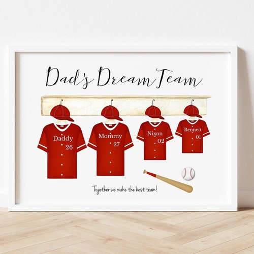 Father's Day Gift Handprint Art Dad Birthday Gift - Etsy