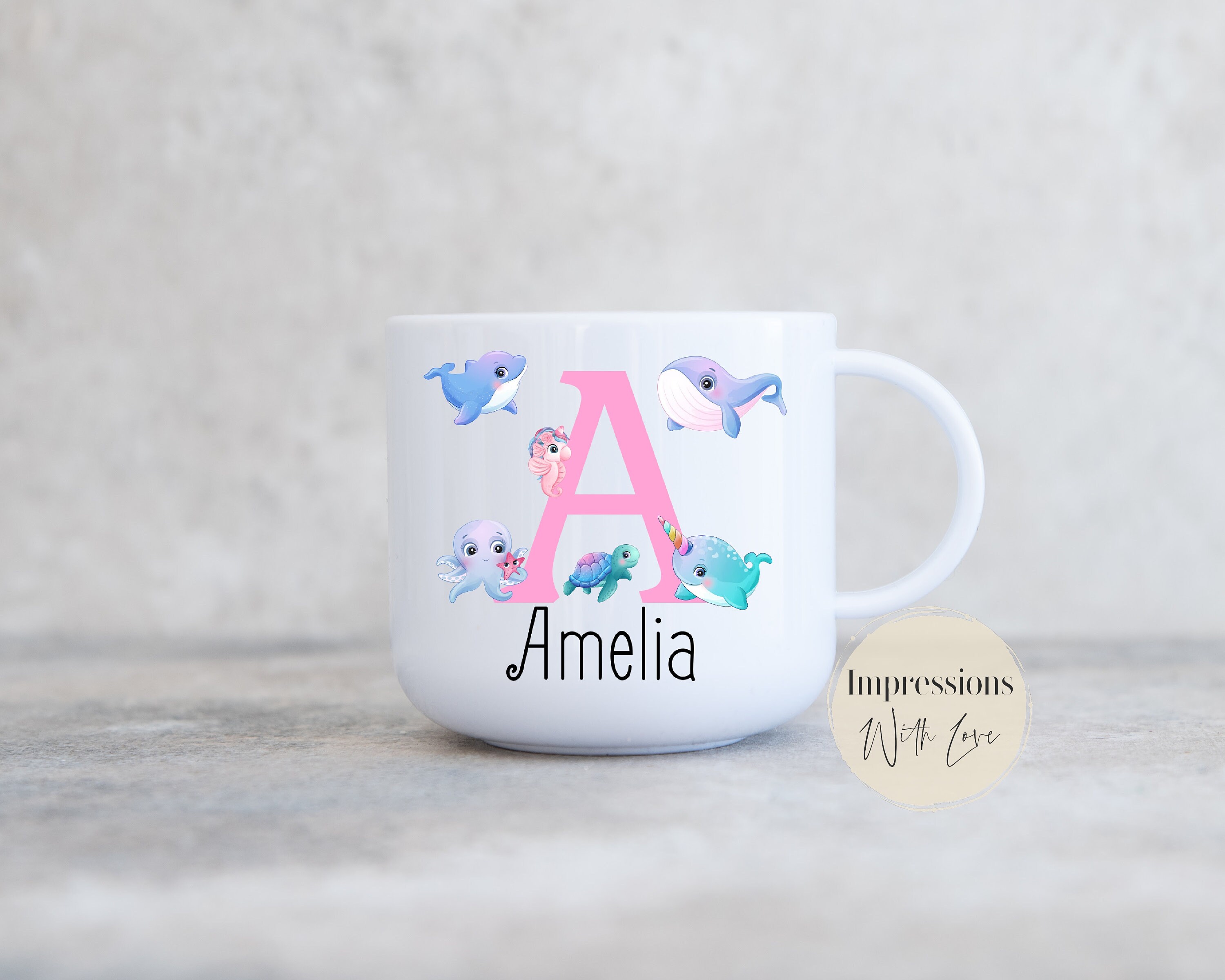 Child's Unbreakable Mug Personalised 6oz Kids Toddler - Etsy UK