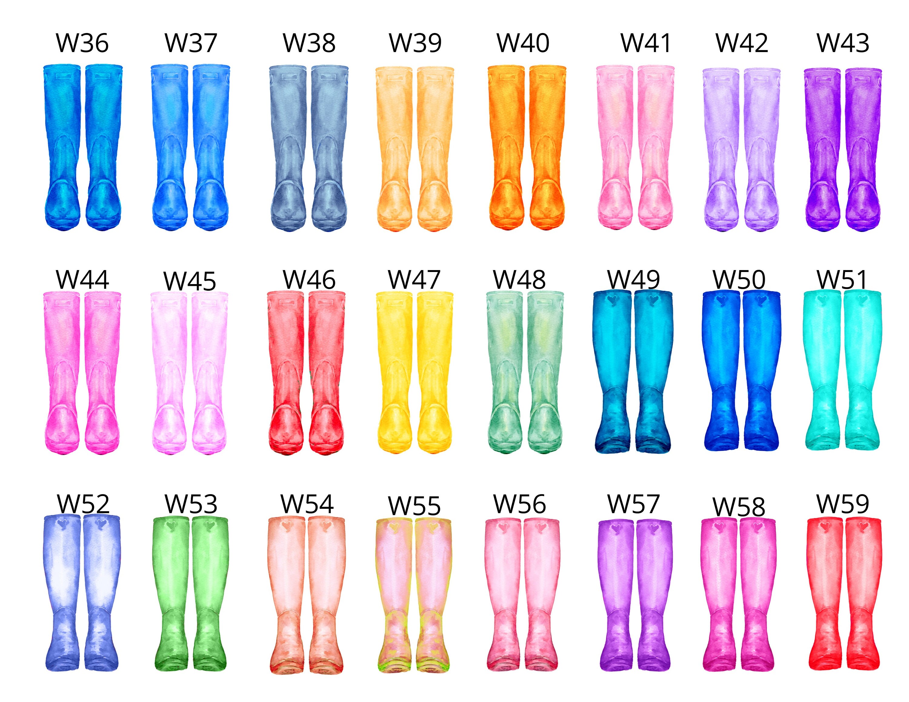 Welly Boot Family Print Family Wellington Boot Print - Etsy UK