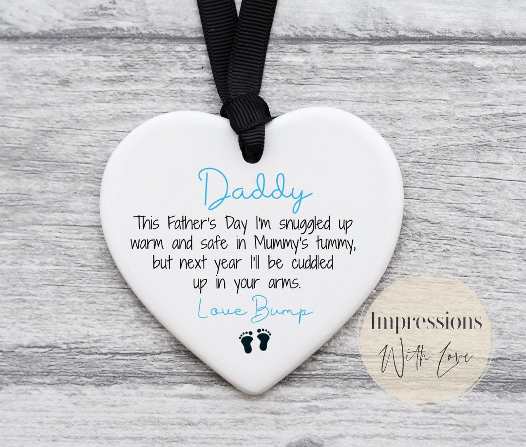 Father's Day Gift From Bump, Daddy to Be, First Father's Day, Dad, Dada ...