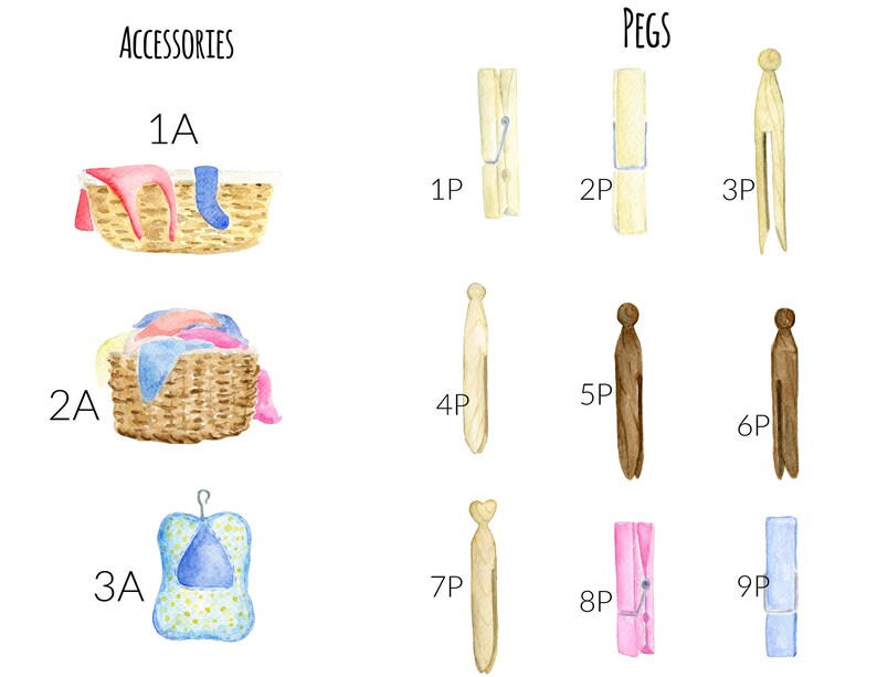 Family Washing Line Print Personalised Family Print Family - Etsy