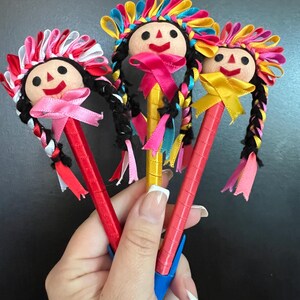Mexican, Muñeca, Artesanal, Handmade Pens - Etsy