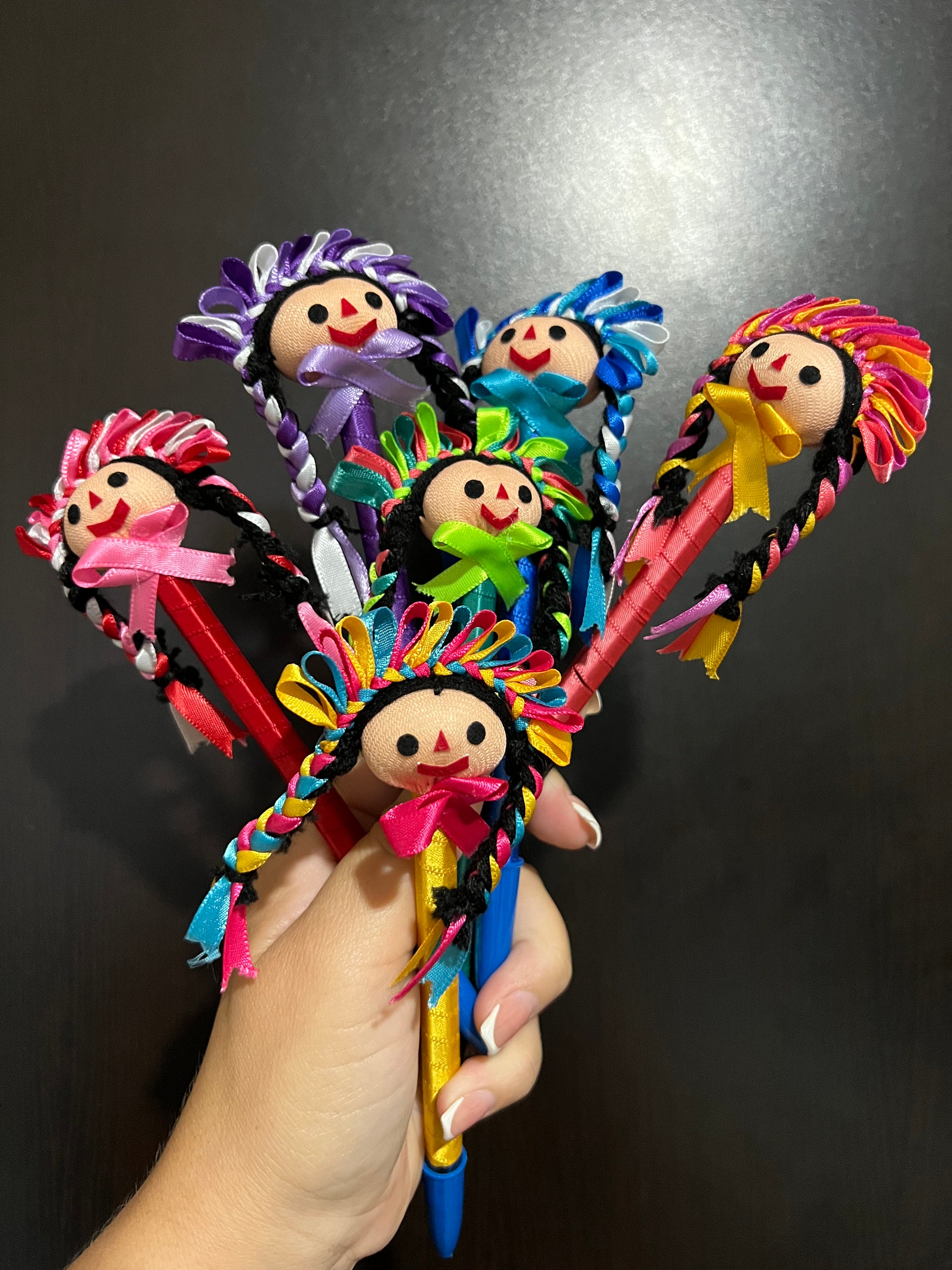 Mexican, Muñeca, Artesanal, Handmade Pens - Etsy