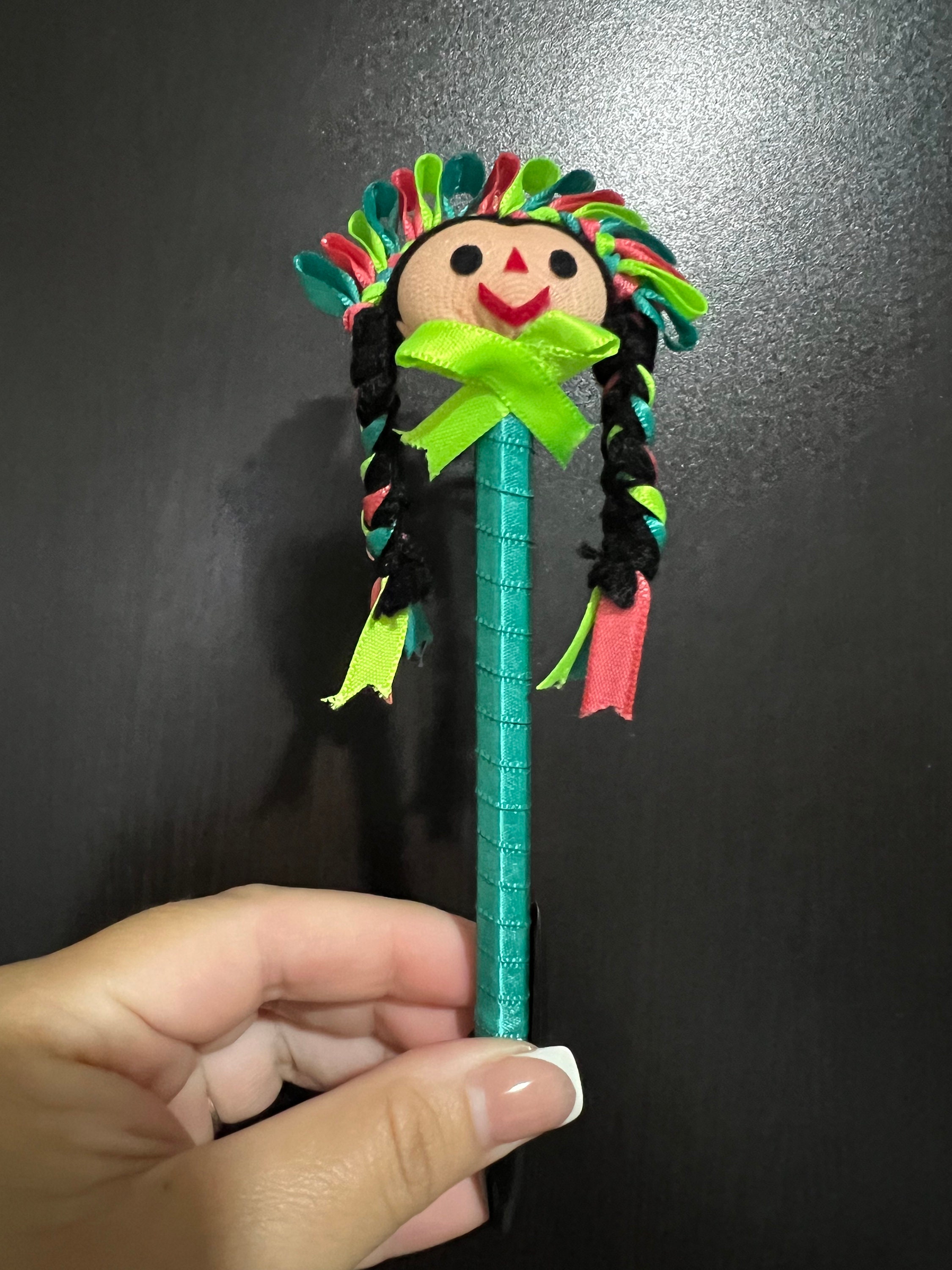 Mexican, Muñeca, Artesanal, Handmade Pens - Etsy
