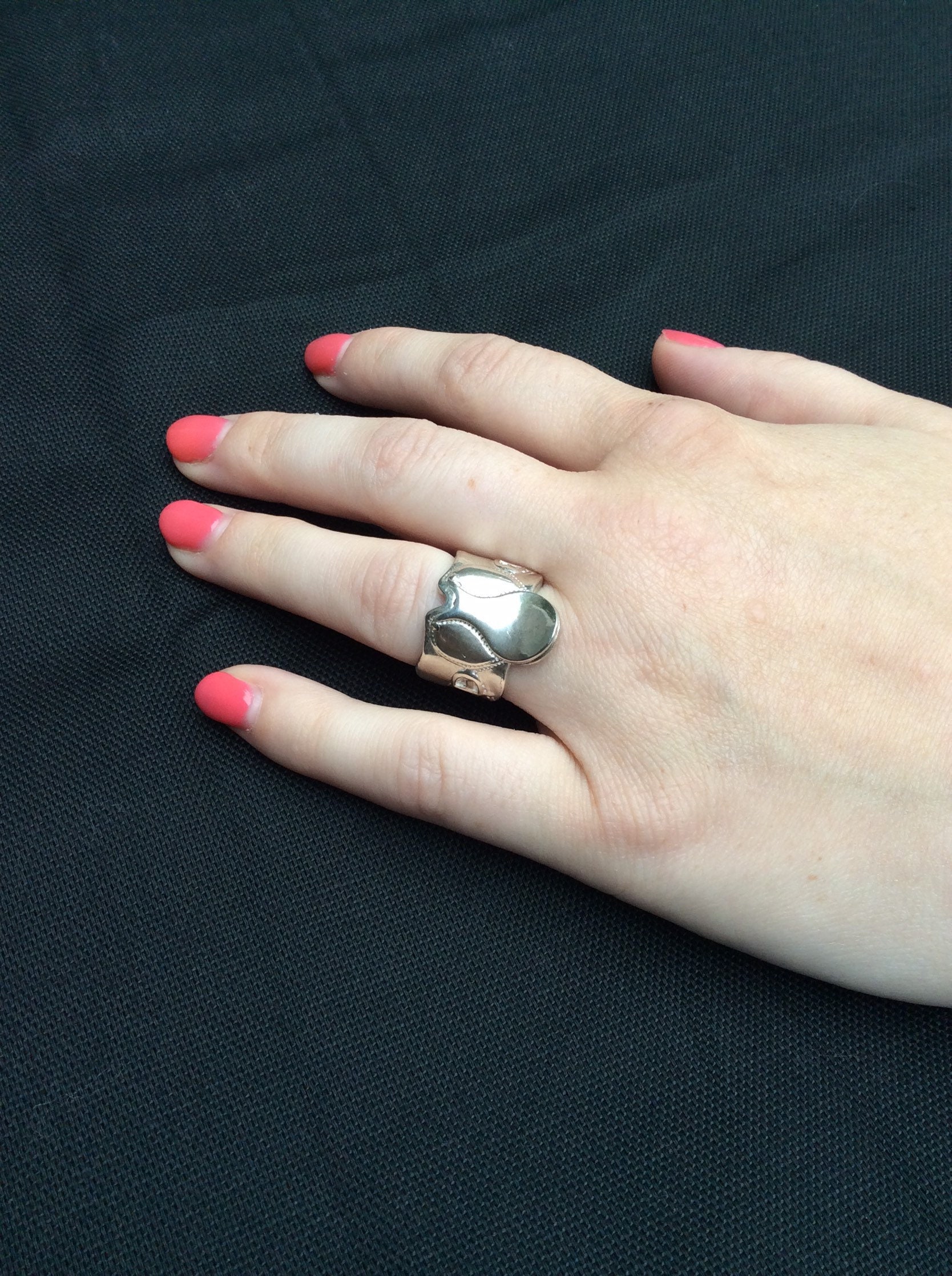 Sterling Saddle Ring Horse Ring Equestrian Ring Sterling - Etsy