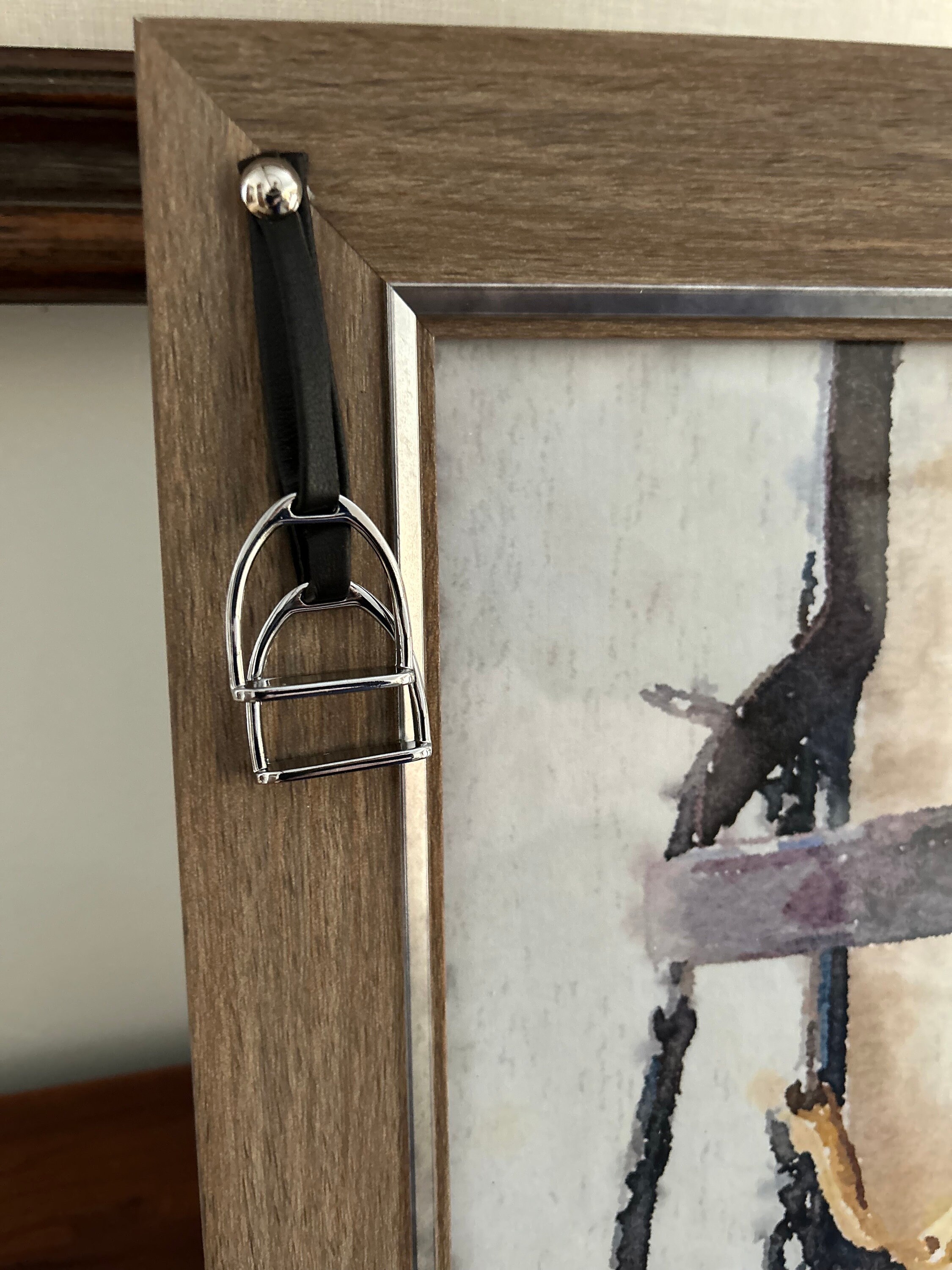 Equestrian Frame Horse Picture Frame English Stirrups - Etsy