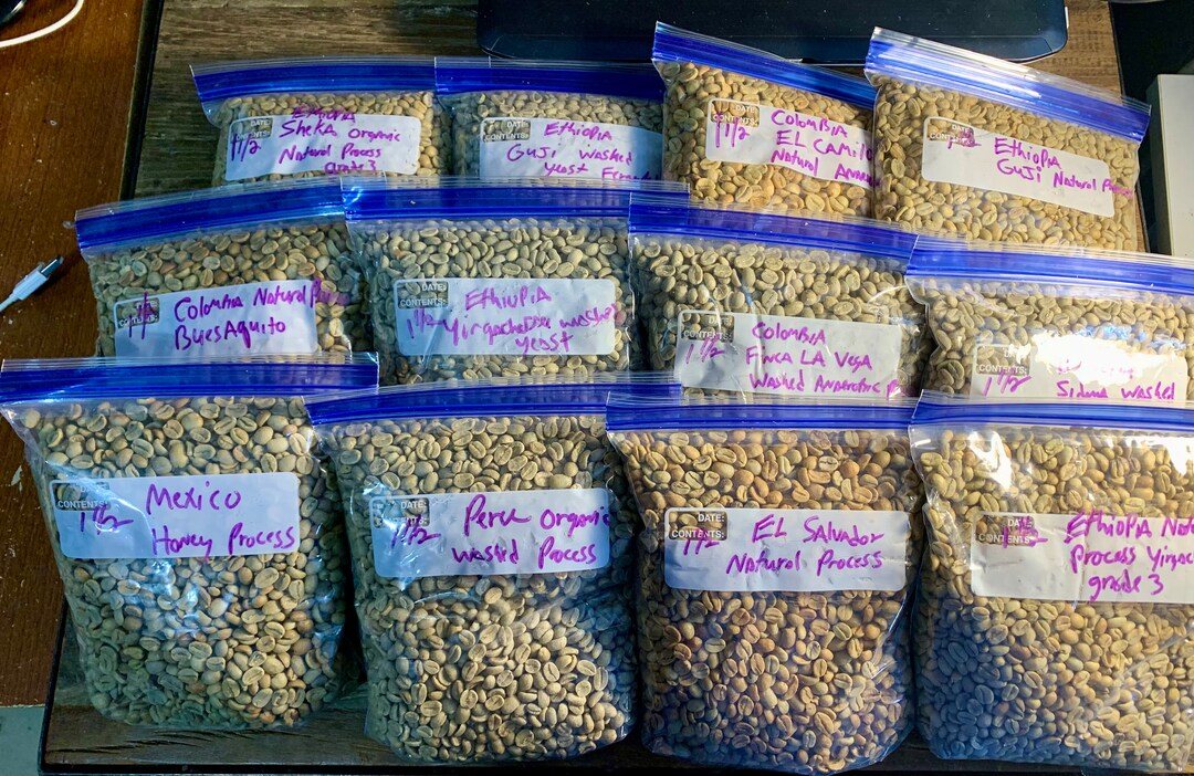 Green Unroasted Coffee Bean Sample Box 18 Pounds - Etsy