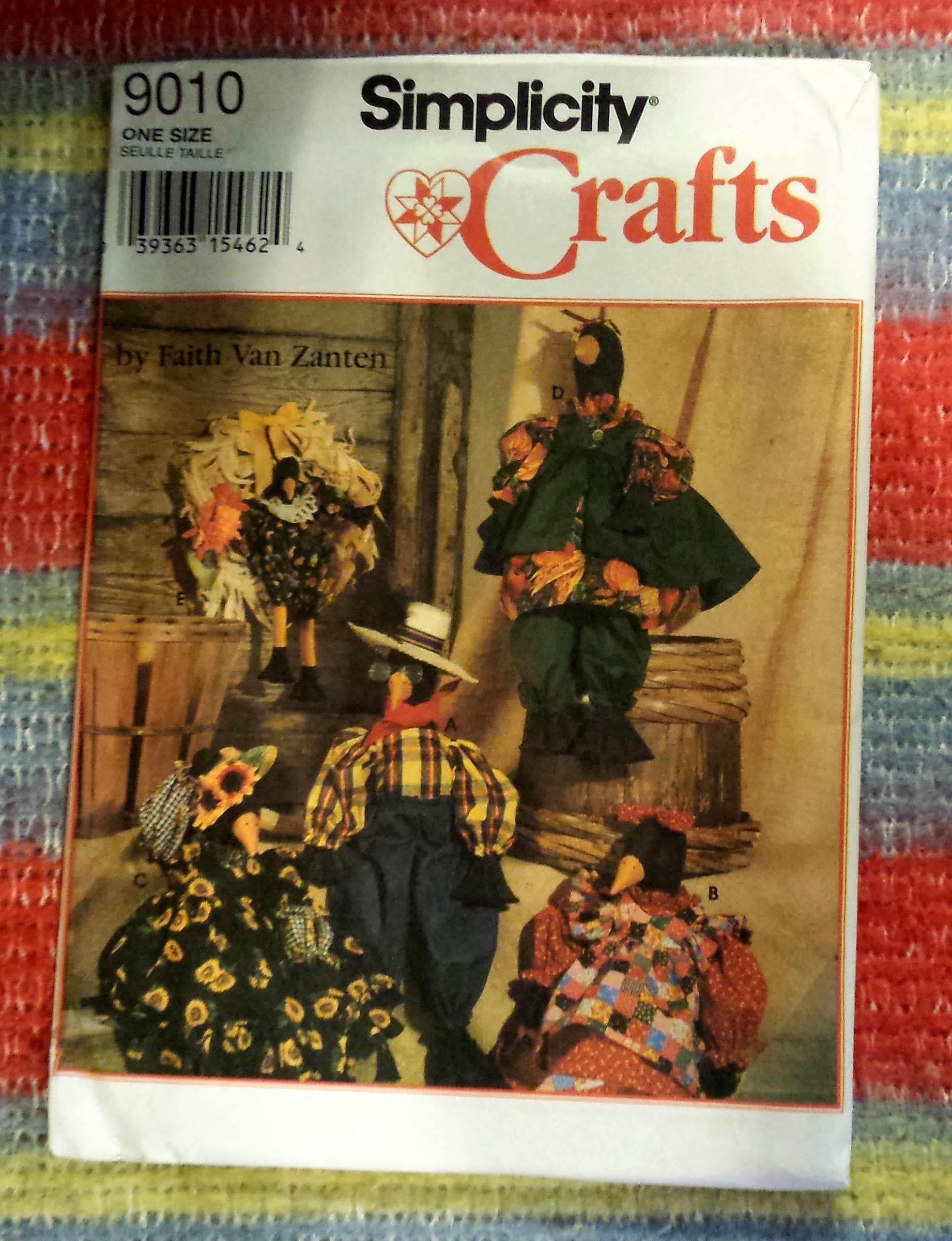 Simplicity Crafts Pattern 9010 CROW CLOTHING and WREATH | Etsy