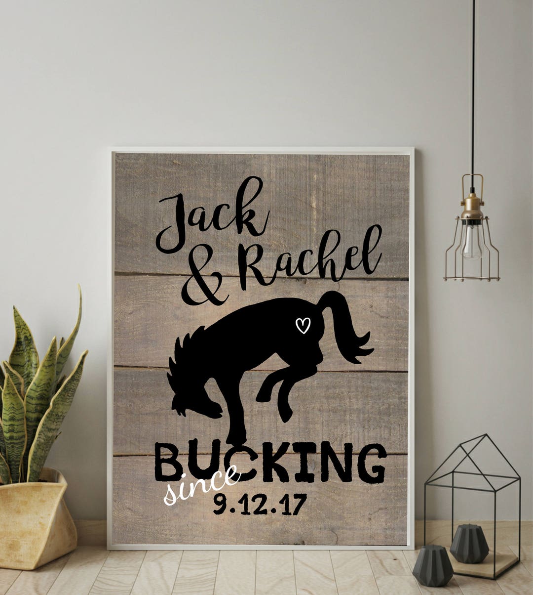 Personalized Western Gift, Unframed - Etsy