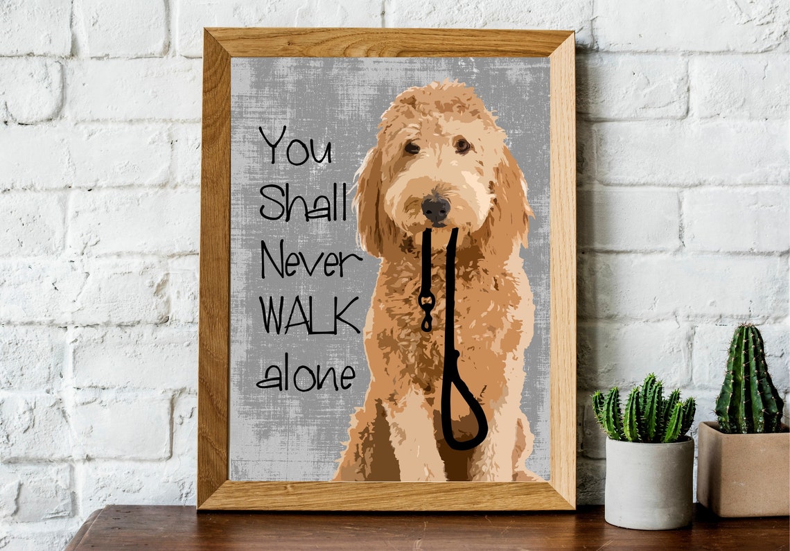 Goldendoodle Art Print, Goldendoodle Wall Art, Goldendoodle Dog Gift ...