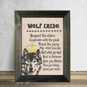 Wolf Print, Wolf Decor, Wolf Nursery Decor, Wolf Gifts, Wolf Artwork ...