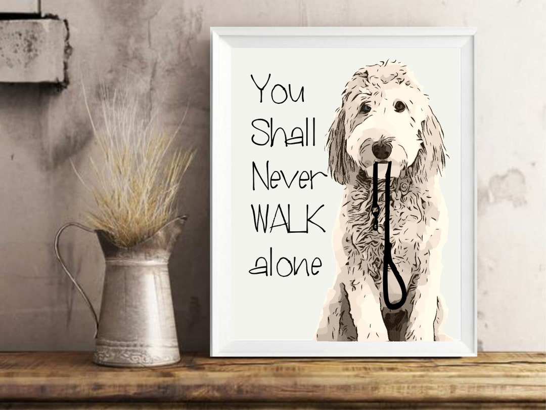 Cream Goldendoodle Art Print, Goldendoodle Wall Art, Goldendoodle Dog ...