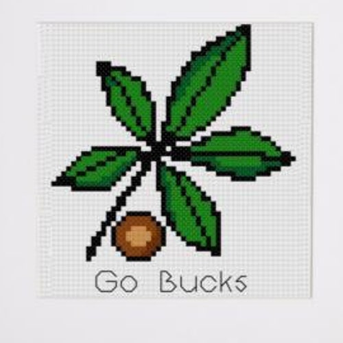 PDF Pattern Ohio State Buckeyes Cross Stitch Pattern - Etsy