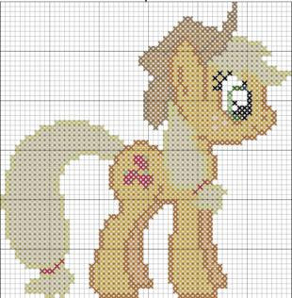 PDF Pattern My Little Pony Applejack - Etsy