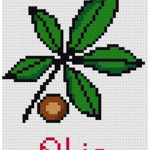 PDF Pattern - Ohio State Buckeyes Cross Stitch Pattern - Etsy