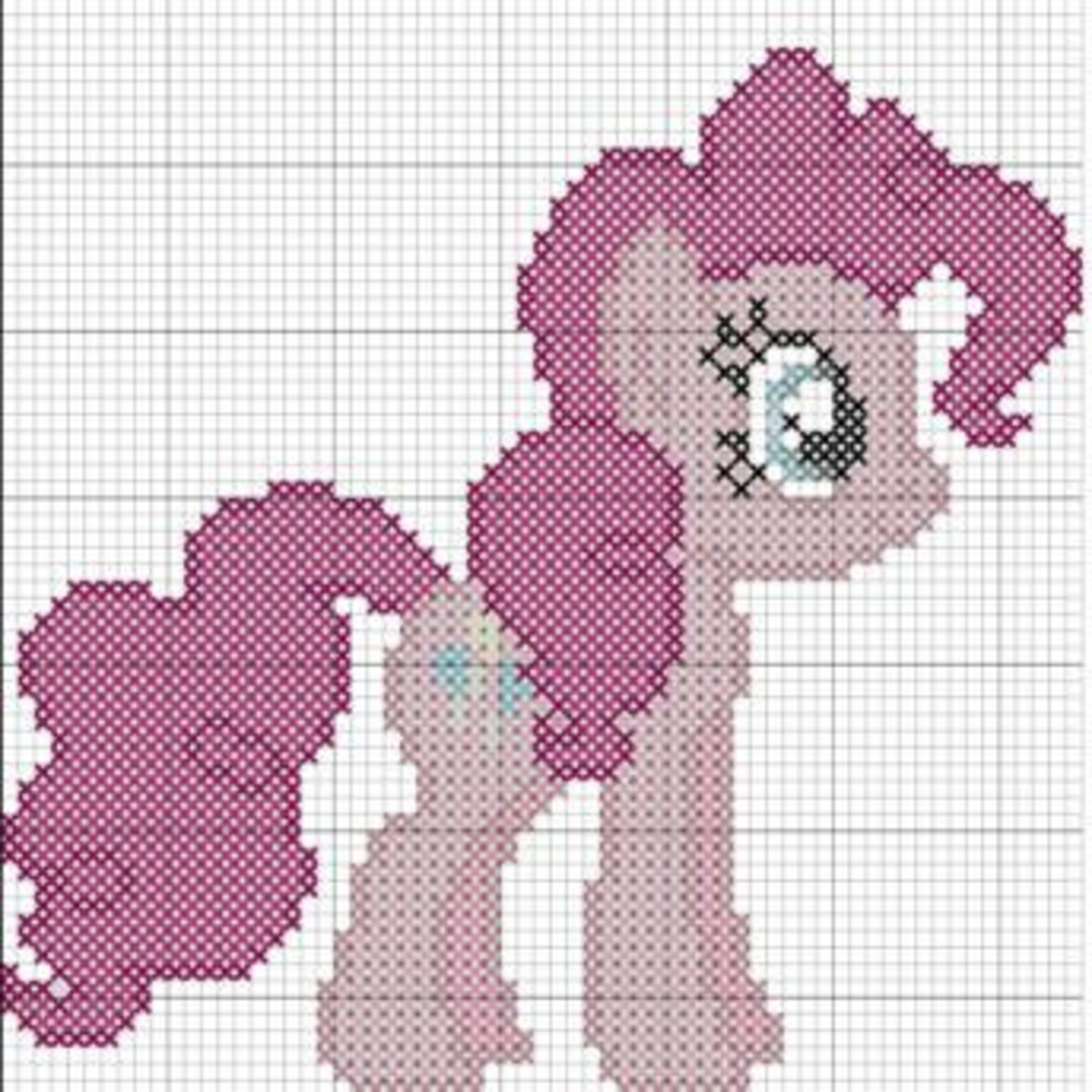 PDF Pattern - My Little Pony Pinkie Pie - Etsy
