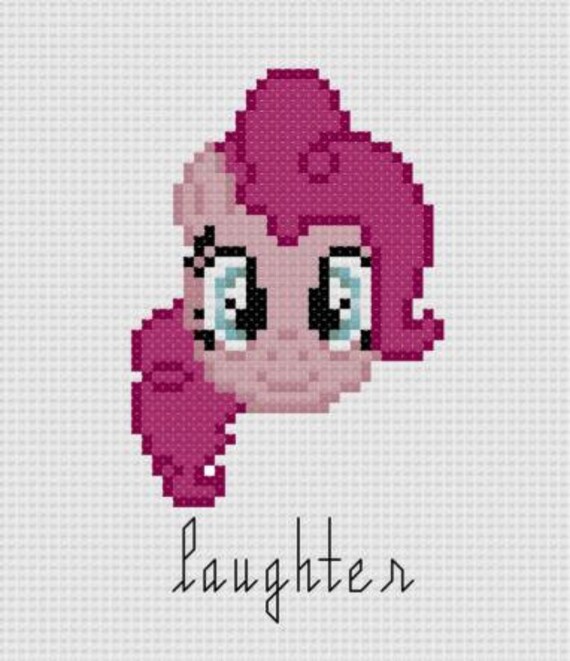Mijn Kleine Pony Minecraft Pixel Art Pinkie Pie
