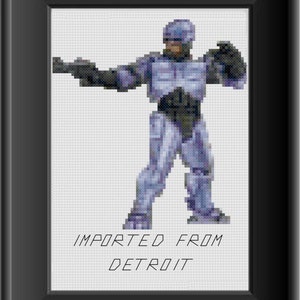 PDF Pattern - Robocop, Imported From Detroit - Etsy
