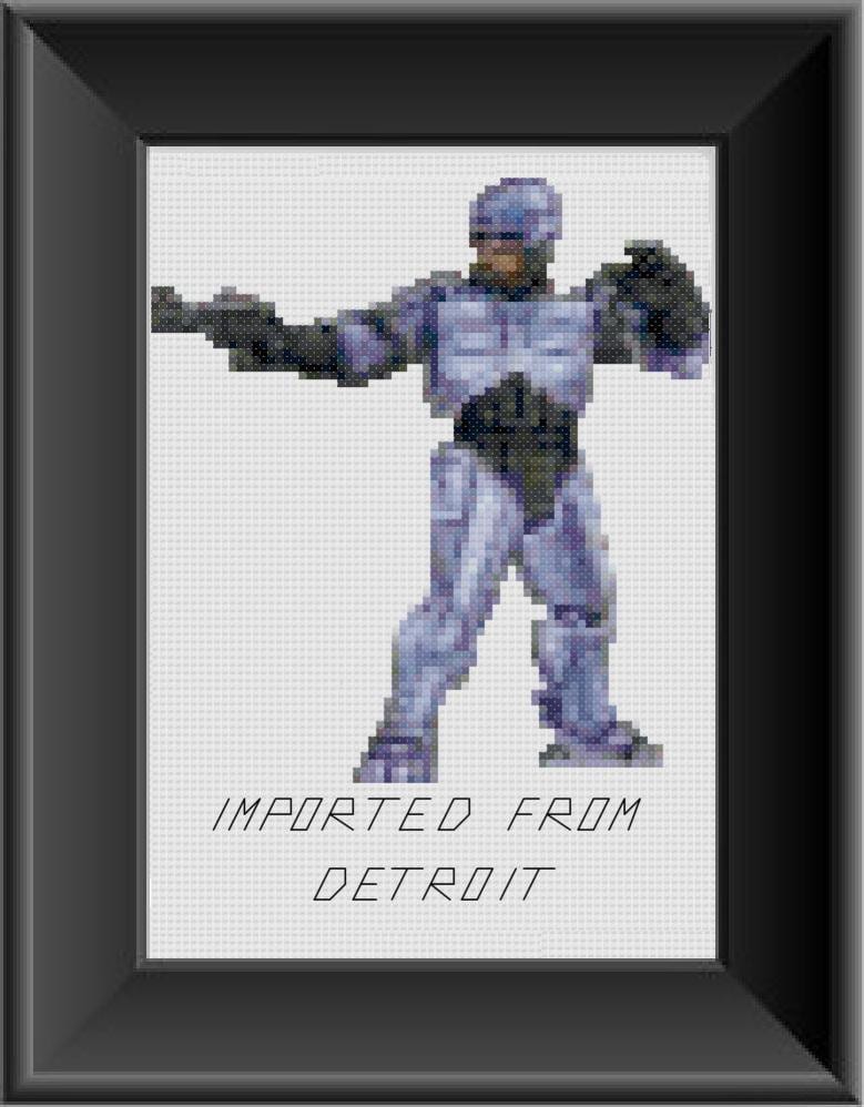 PDF Pattern - Robocop, Imported From Detroit - Etsy