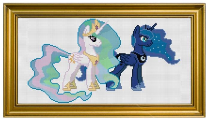 PDF Pattern - My Little Pony Royal Sisters (princess Celestia ...
