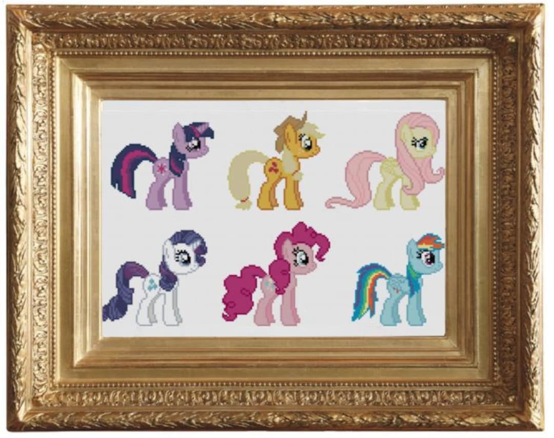 PDF Pattern - My Little Pony Main Cast - Etsy